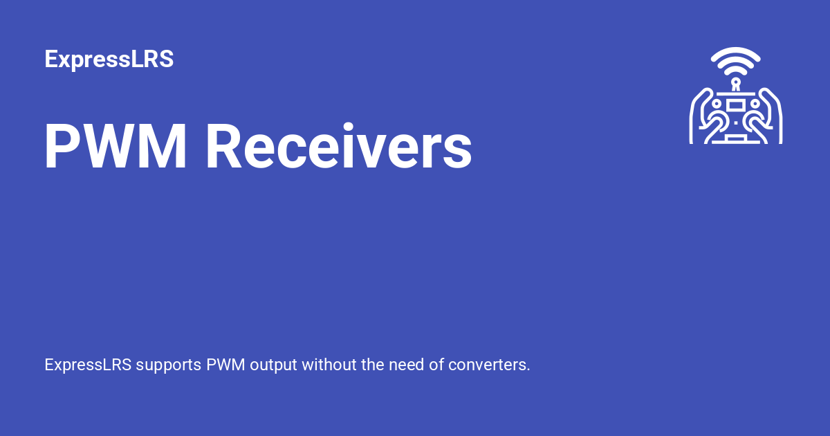 PWM Receivers - ExpressLRS