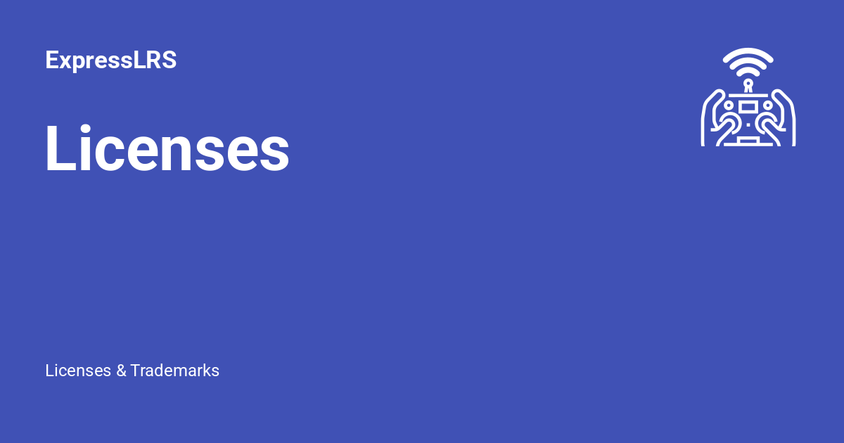 Licenses - ExpressLRS