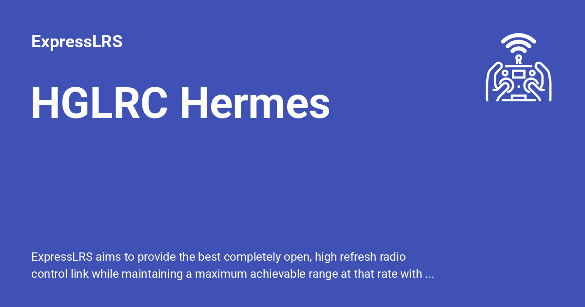 HGLRC Hermes - ExpressLRS